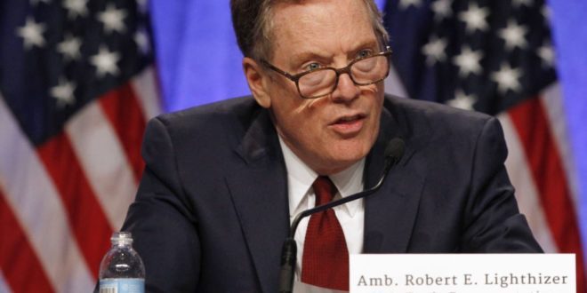 Statement By U.S. Trade Representative Robert Lighthizer
