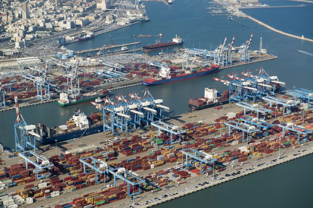 Maersk Mega Ship the Largest Ever In Israel Called At Haifa Port