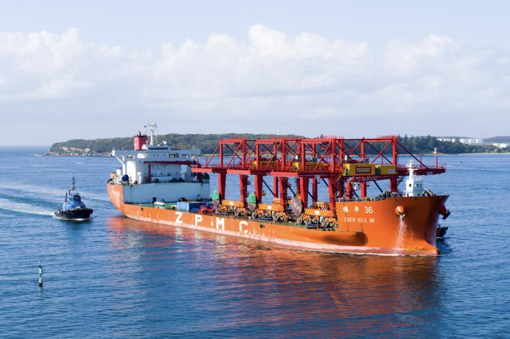 Port Botany enjoys new ARMG cranes arrival - Container News