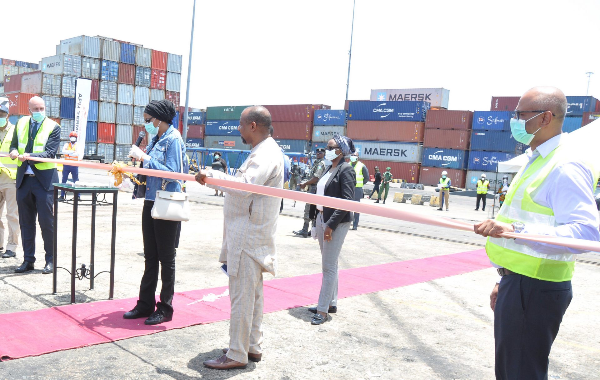 APM Terminals Apapa launches major upgrade with new cranes - Container News