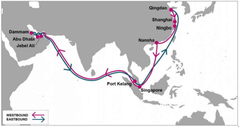 ONE revises Asia to Middle East Asia service network - Container News