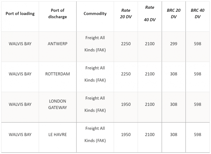 MSC increases prices from Africa to major European ports - Container News