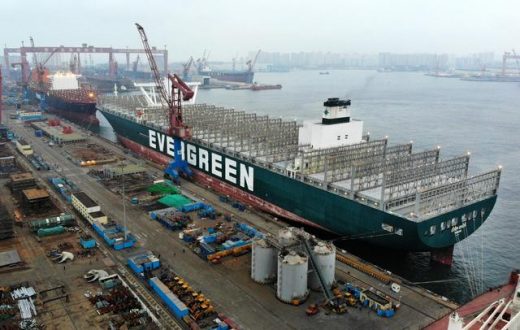 Ever Given resumes service after 40-day facelift - Container News