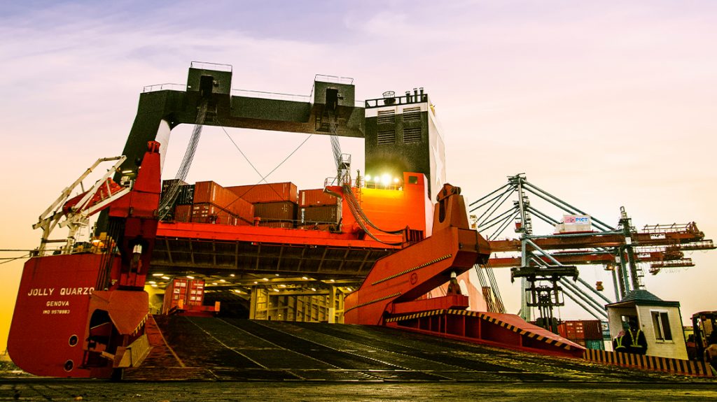 ICTSI Pakistan handles its first ro-ro vessel - Container News ICTSI Pakistan handles its first ro-ro vessel - Container News
