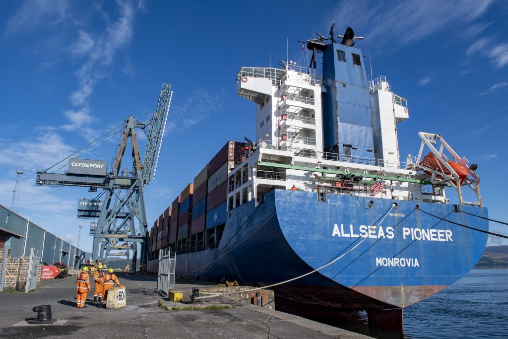 First sailing of direct China-Scotland service completed - Container News