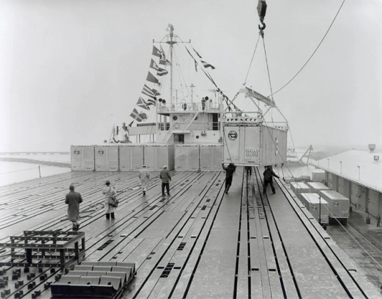 The history of container shipping - Container News