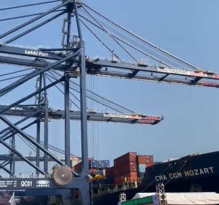 Nigerian president opens Lekki Port, largest port in the country ...