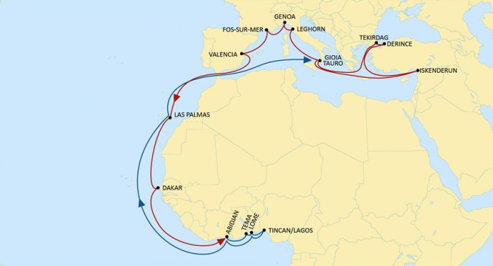 MSC's updated service to connect West Med, West Africa and Türkiye ...