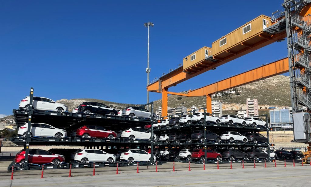 COSCO launches new car transportation service through Piraeus port ...