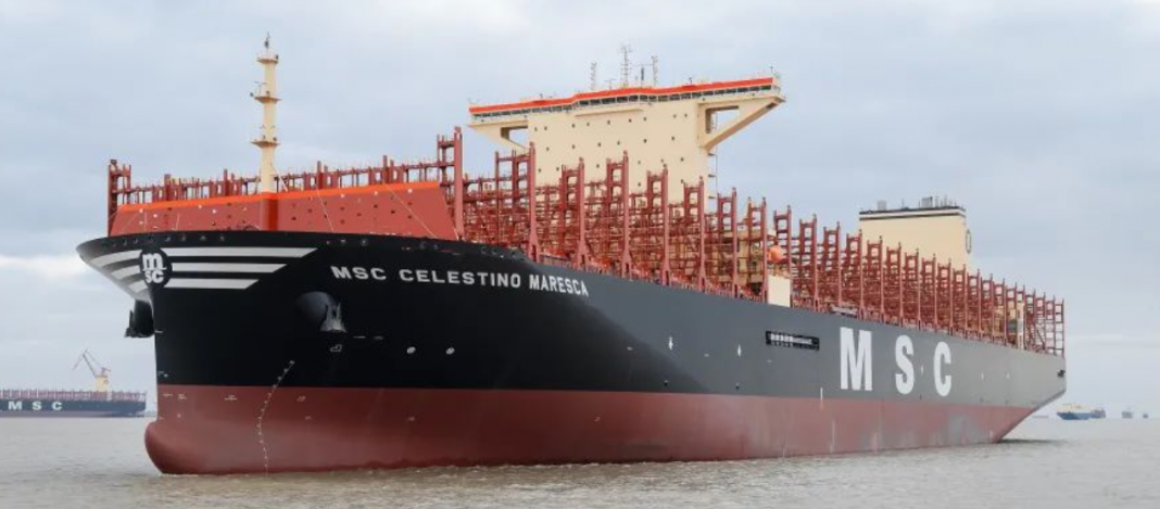 Chinese shipbuilder delivers second MSC mega container ship - Container ...