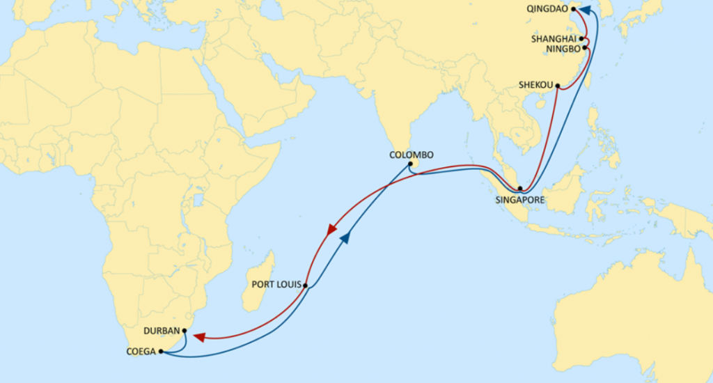 MSC revises service connecting Asia, Mauritius and South Africa ...