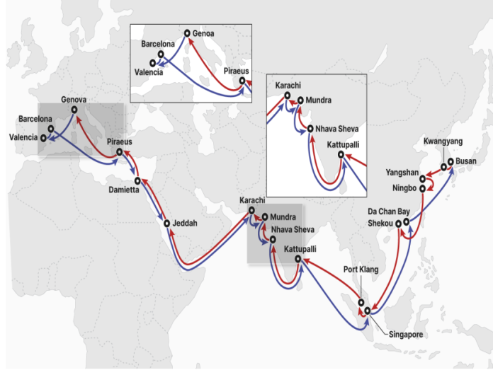 HMM launches new service to connect Far East, India, Middle East and ...