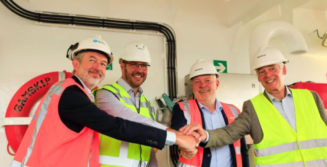 RST and Samskip launch first shore power green initiative - Container News