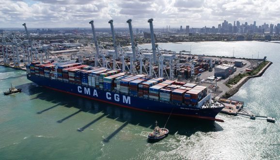 VICT handles largest boxship arriving in Australia - Container News