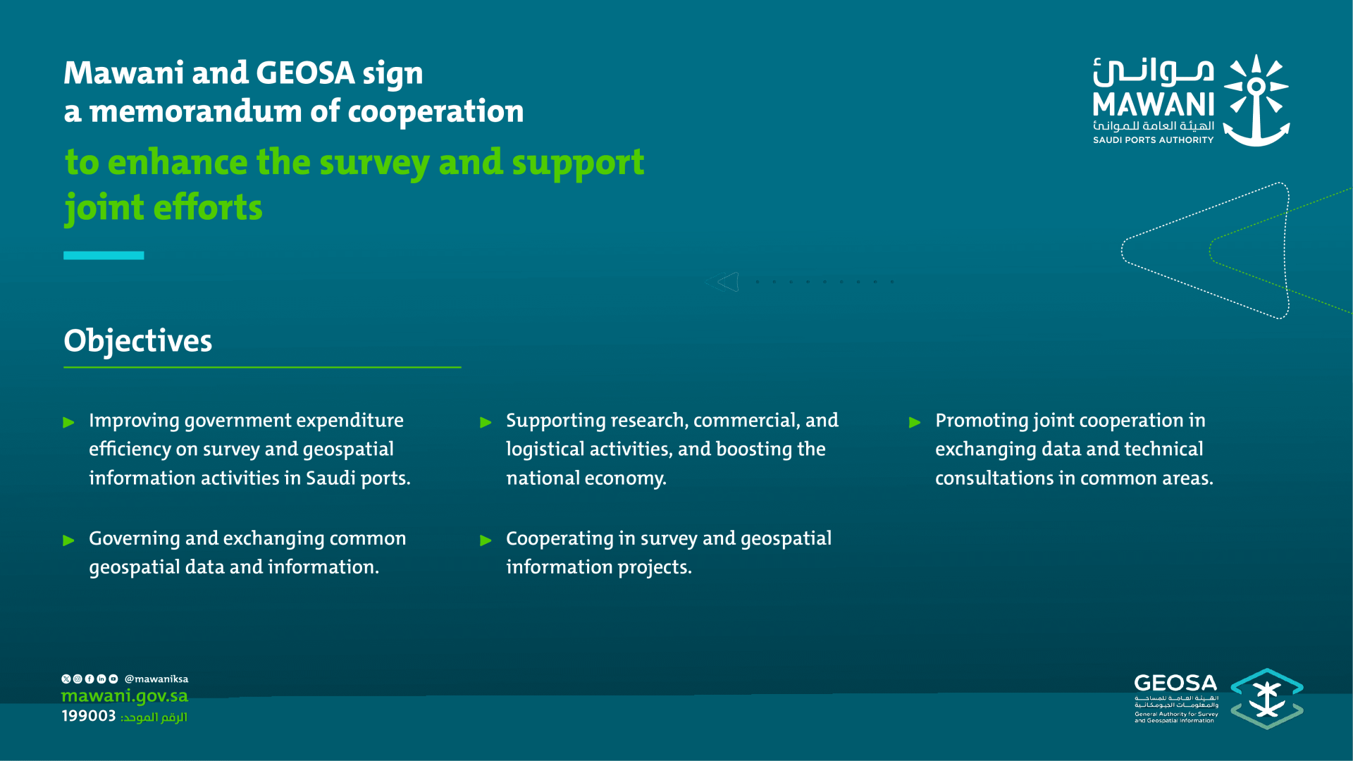 Mawani and GEOSA start collaboration on research, commercial and ...