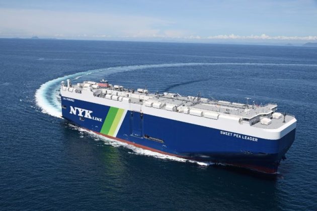 NYK unveils seventh LNG-powered pure car and truck carrier - Container News