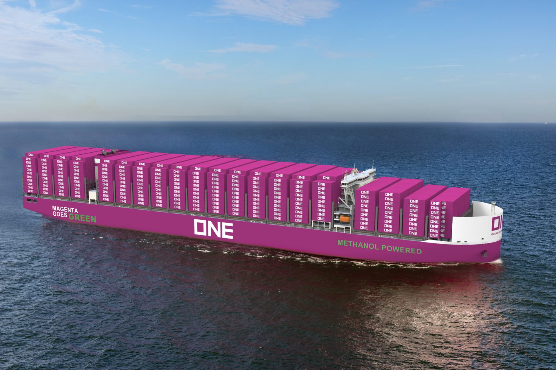 ONE orders twelve 13,000 TEU methanol dual-fuel boxships - Container News