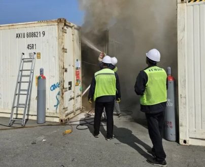 Fires hit containers holding oranges in South Korea - Container News