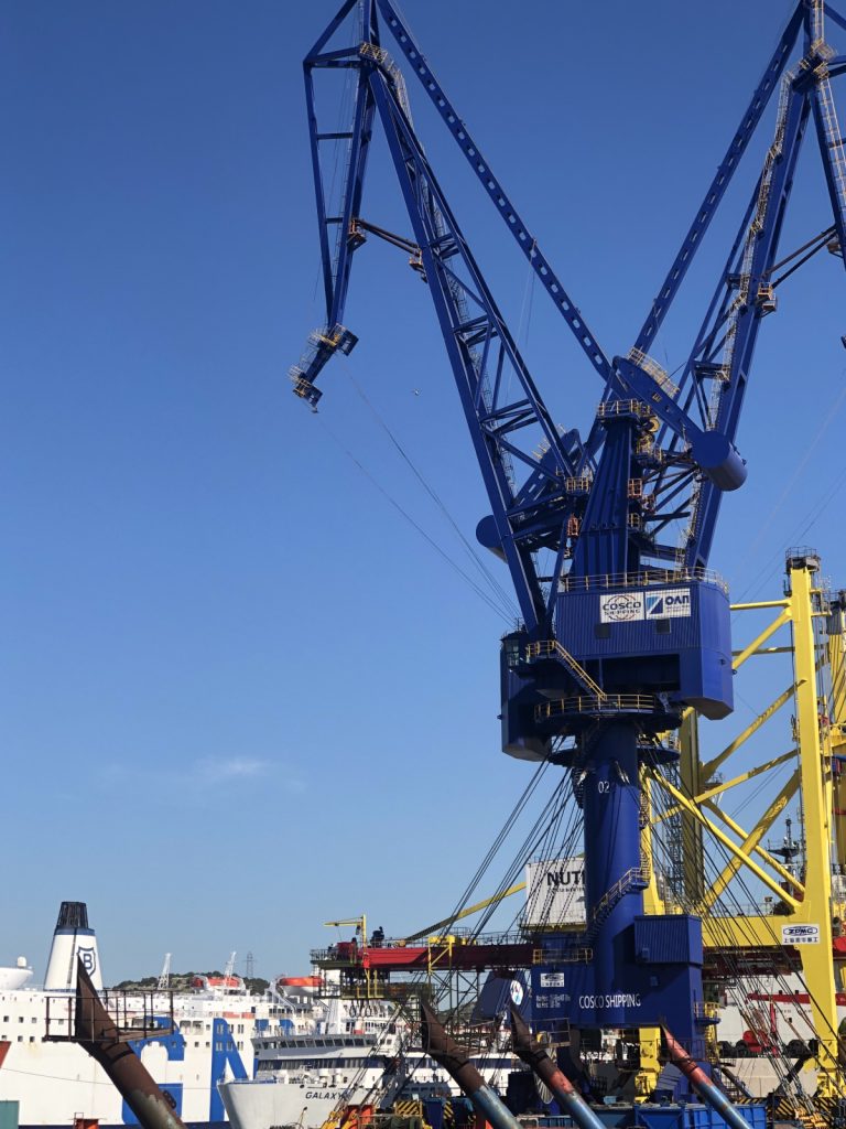 New cranes to enhance Greece's Perama Ship Repair Zone in Piraeus ...