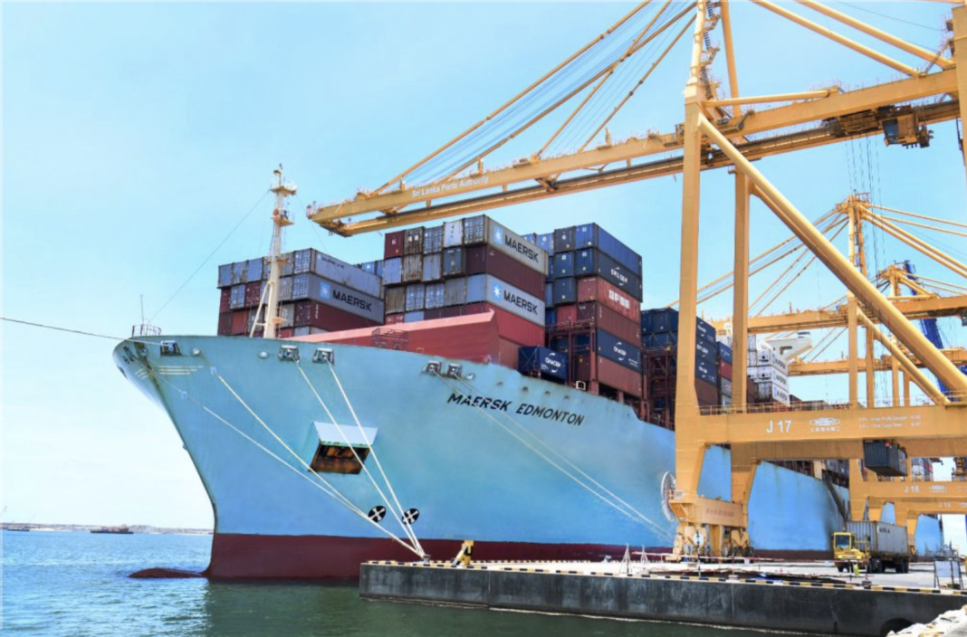 Maersk Edmonton marks debut call at Sri Lanka's East Container Terminal ...