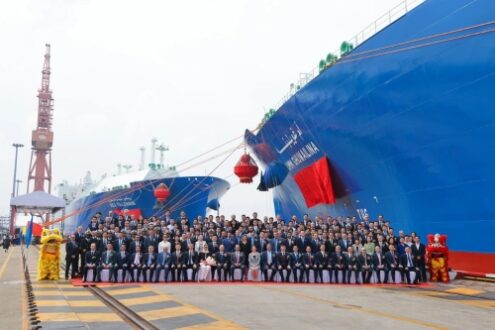 COSCO SHIPPING unveils two vessels for QatarEnergy's Gas Expansion ...