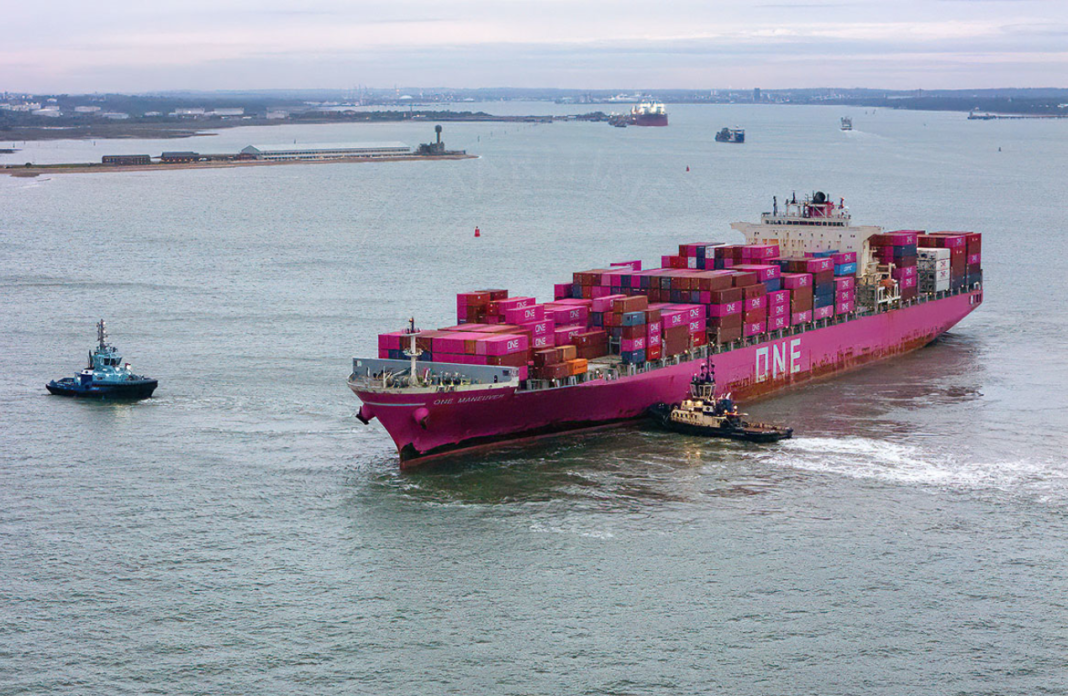 ONE-operated vessel refloated after grounding off Isle of Wight ...