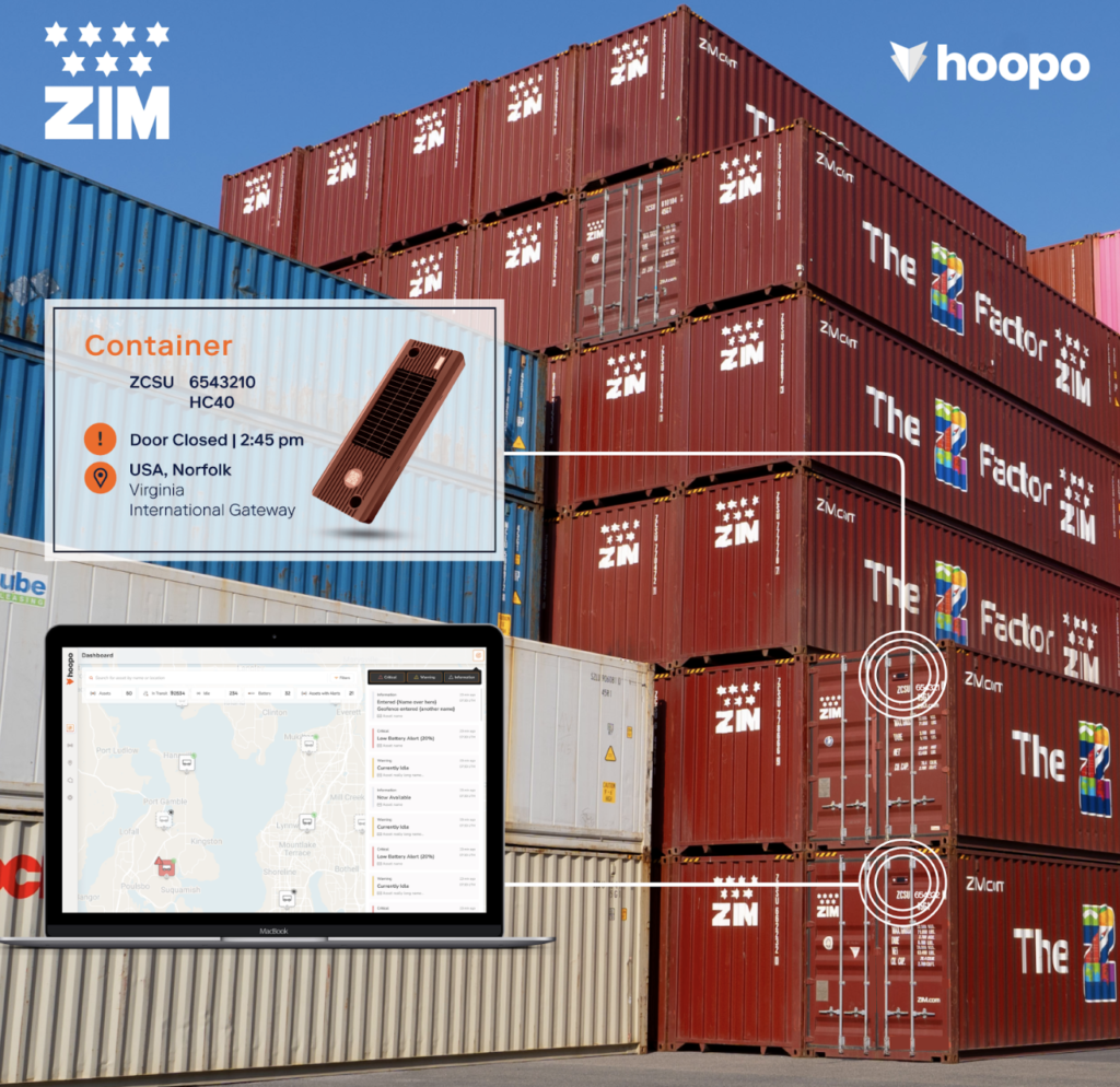 ZIM expands global smart container rollout with Hoopo's advanced ...