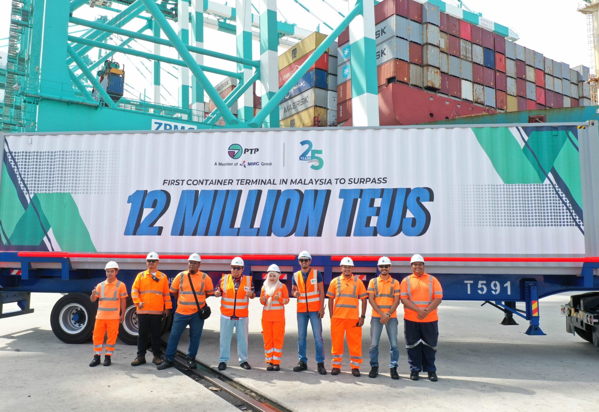 Port of Tanjung Pelepas, Malaysian first terminal to hit 12M TEUs in ...