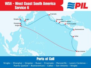 PIL strengthens West Coast South America service - Container News