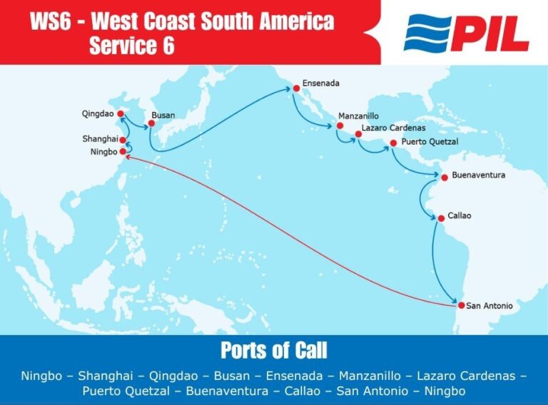 PIL strengthens West Coast South America service - Container News