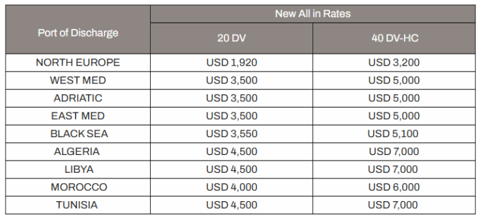 MSC increases rates from Far East to Europe - Container News