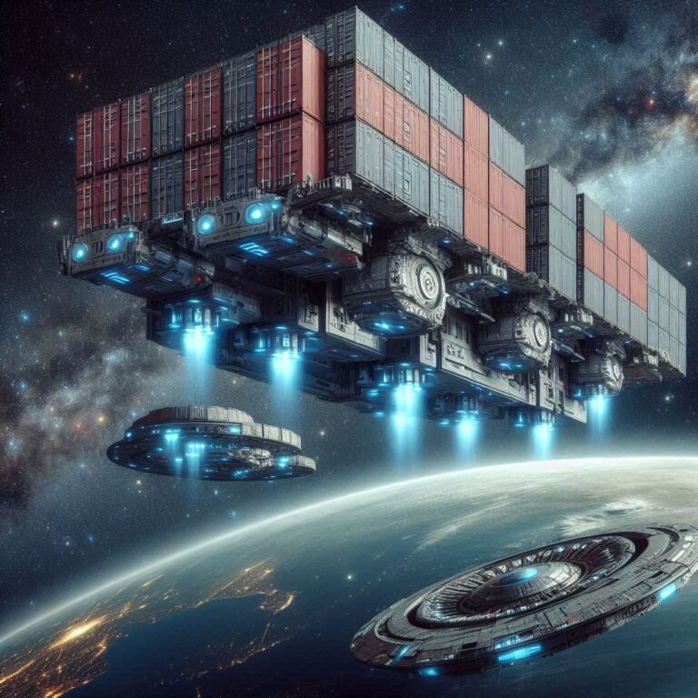 We Asked AI: What If Cargo Ships Went Interstellar? - Container News