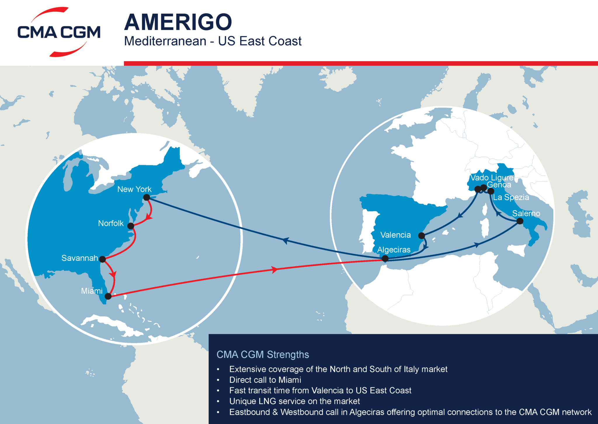 COSCO SHANGHAI to join AMERIGO service - Container News