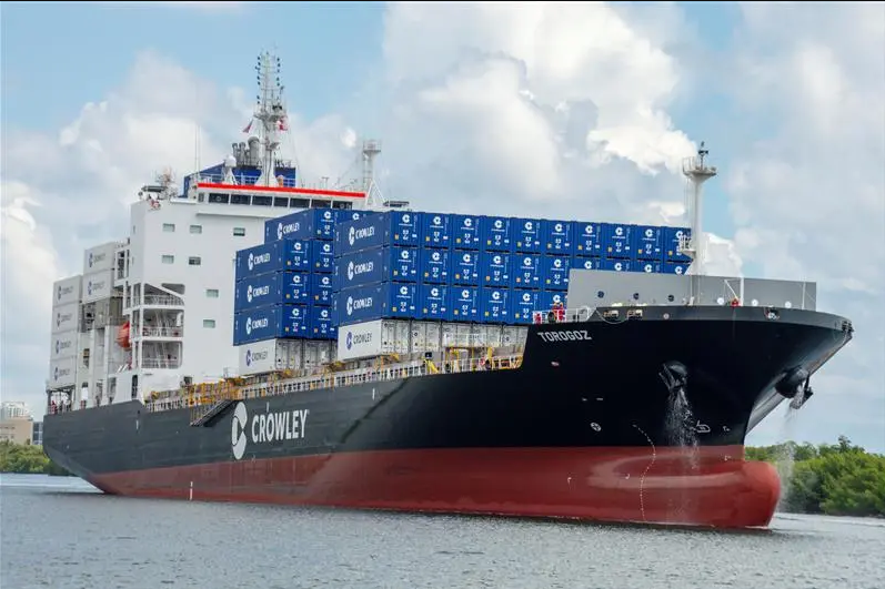 Crowley’s fourth Avance-Class ship begins first voyage - Container News