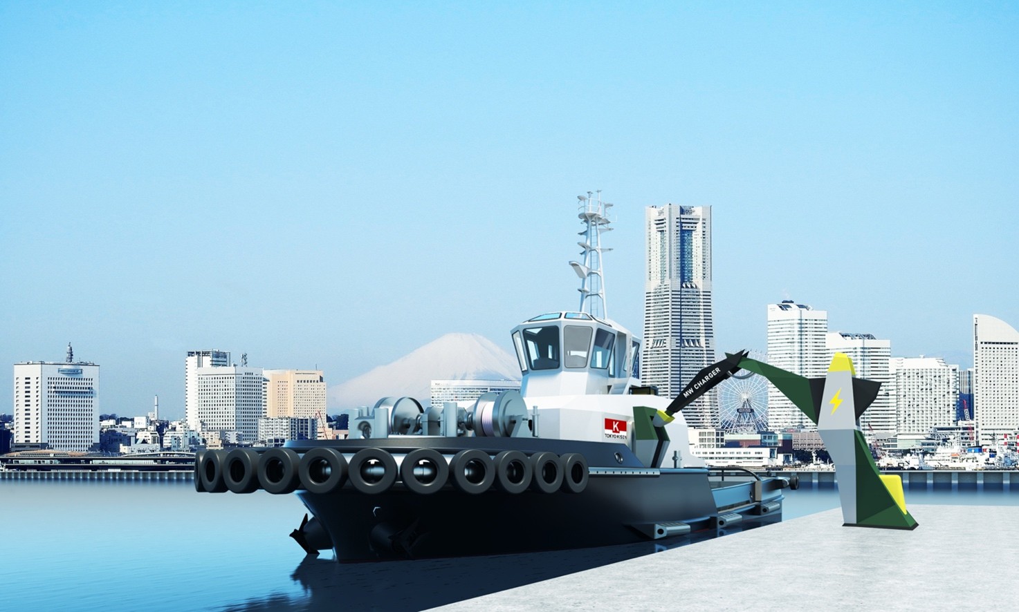 Japan launches first all-electric harbor tugboat project - Container News