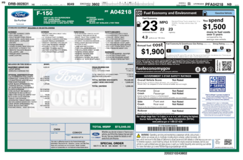 Get a Window Sticker by VIN – Full Factory Specs for Any U.S. Vehicle ...