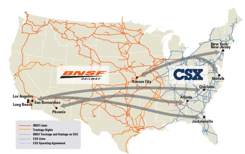 BNSF and CSX announce new intermodal services - Container News