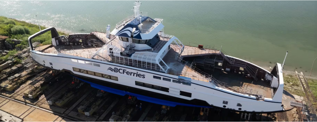 Damen launches new Island Class ferry for BC Ferries - Container News