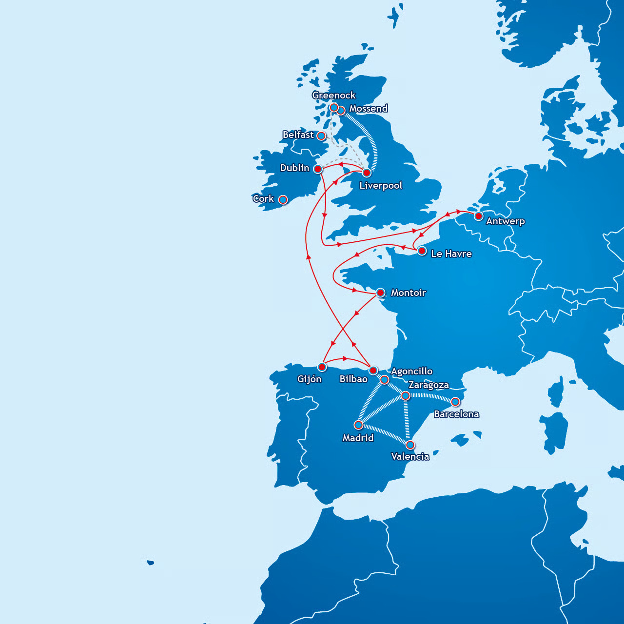 WEC Lines launches weekly NWC Spain service - Container News