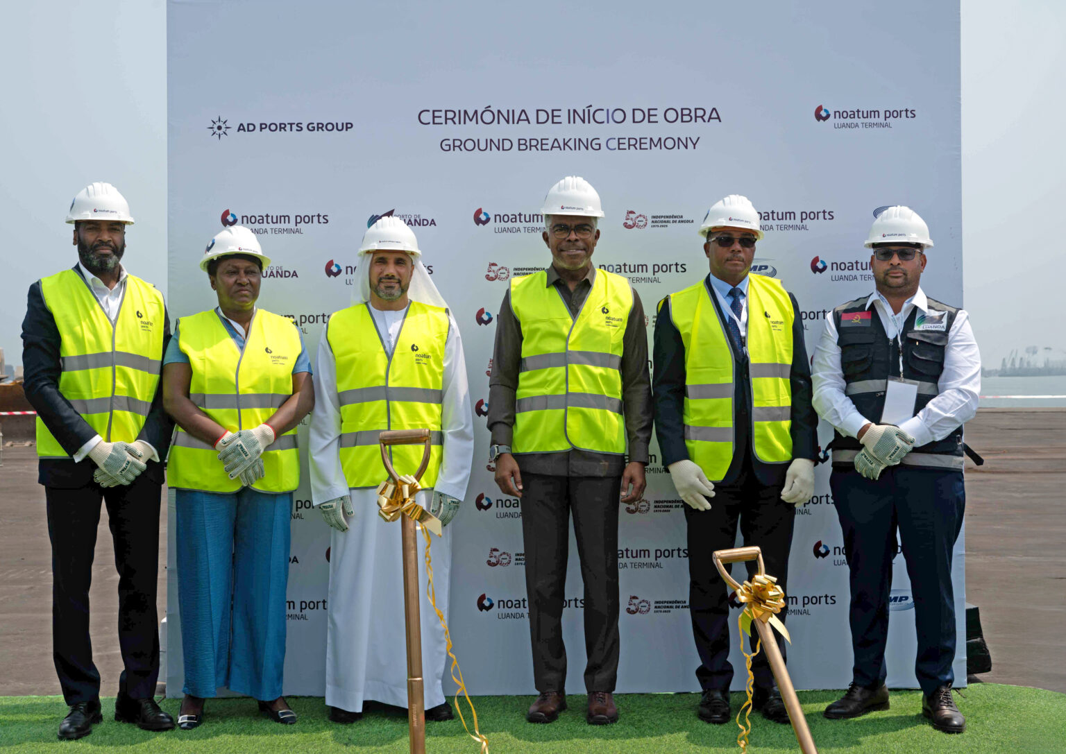 AD Ports group breaks ground on Noatum Ports Luanda Terminal ...