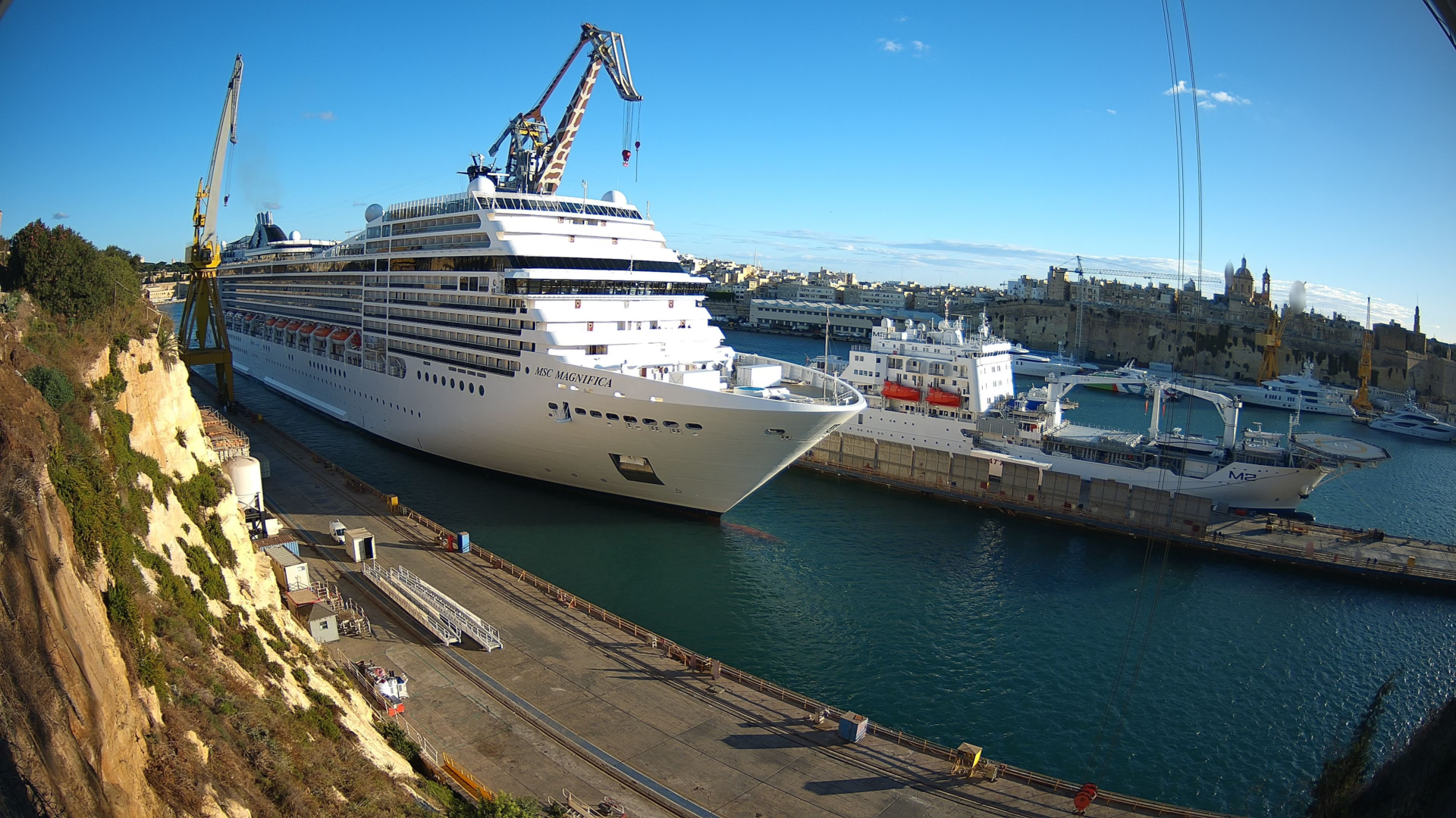 Major refurbishment of MSC Magnifica underway in Malta Shipyard ...
