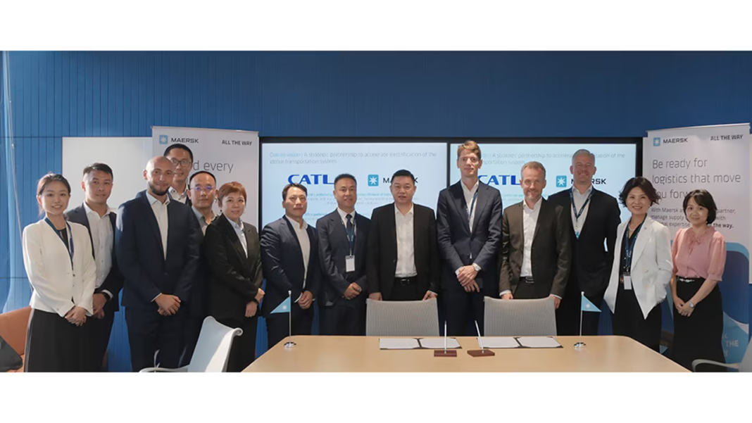Maersk and CATL forge global strategic partnership - Container News