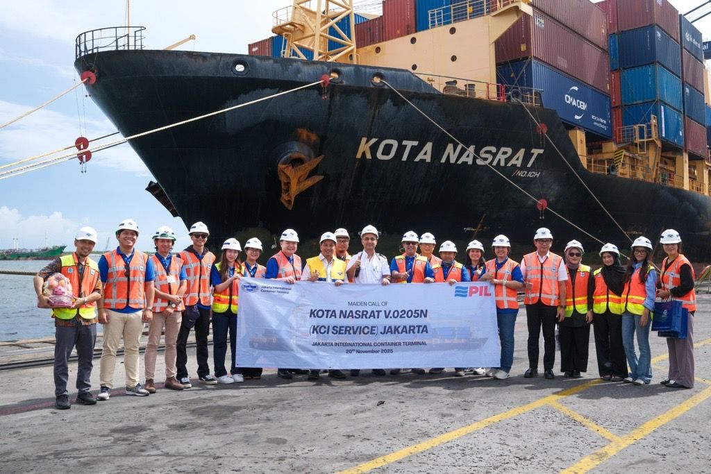 PIL’s Kota Nasrat arrives at Jakarta for inaugural KCI call - Container ...