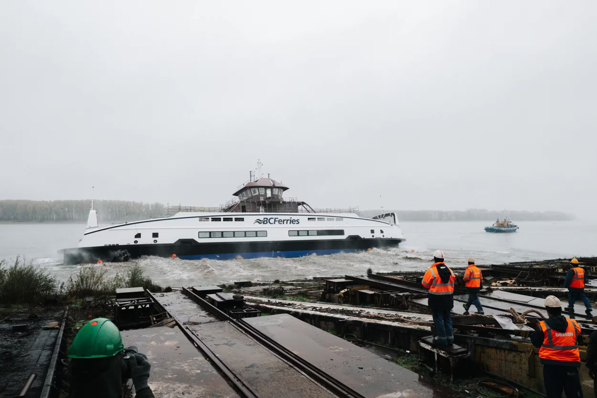 Damen launches Island Class 9 for BC Ferries - Container News