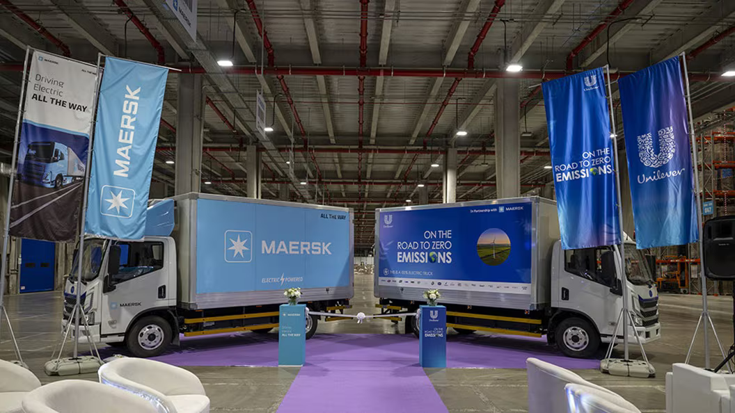 Maersk and Unilever roll out first electric van in Saudi Arabia ...