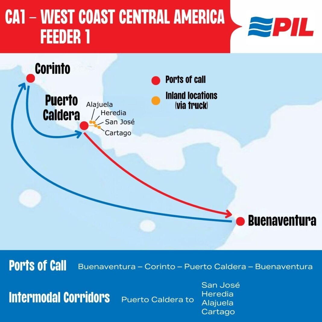 PIL completes first intermodal shipment in Costa Rica - Container News
