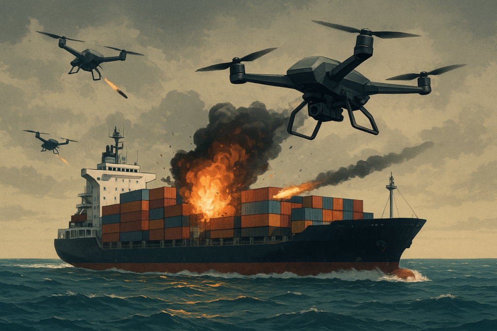 Threat for container shipping: How drones are redefining maritime ...
