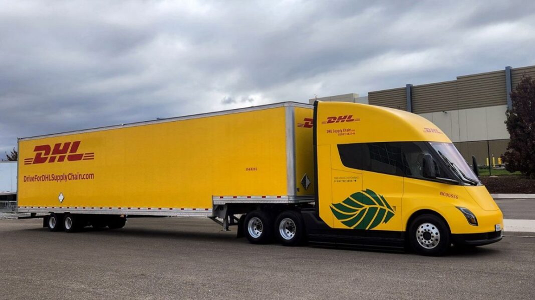 DHL adds first Tesla Semi to North American fleet - Container News