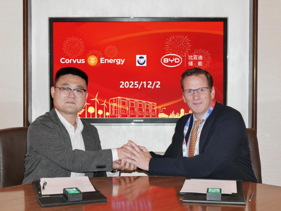 BYD and Corvus partner on marine batteries - Container News
