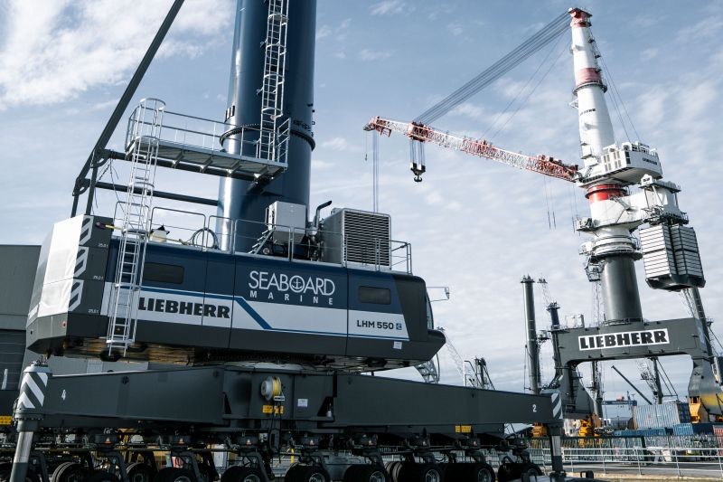 Seaboard Marine orders three electric Liebherr cranes - Container News